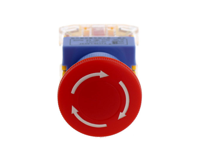 Self Locking Emergency Stop Push Button Switch , Mushroom Type ...