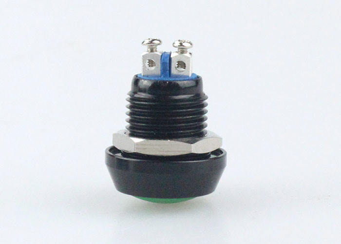 1NO 2A 36V DC Aluminum Push Button Switch Screw Terminal Good Press ...