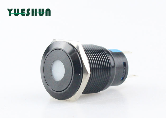 Aluminum Panel Mount Push Button Switch , LED Push Button On Off Switch ...