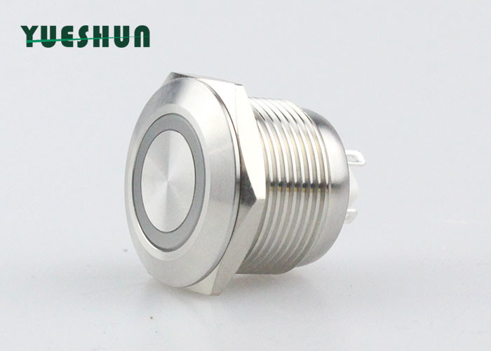 Ring LED 12 Volt Push Button Starter Switch 19mm Mounting Hole Easy Installation
