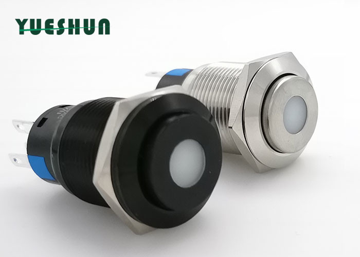 Momentary 19mm Push Button Switch High Power Efficiency Strong ...