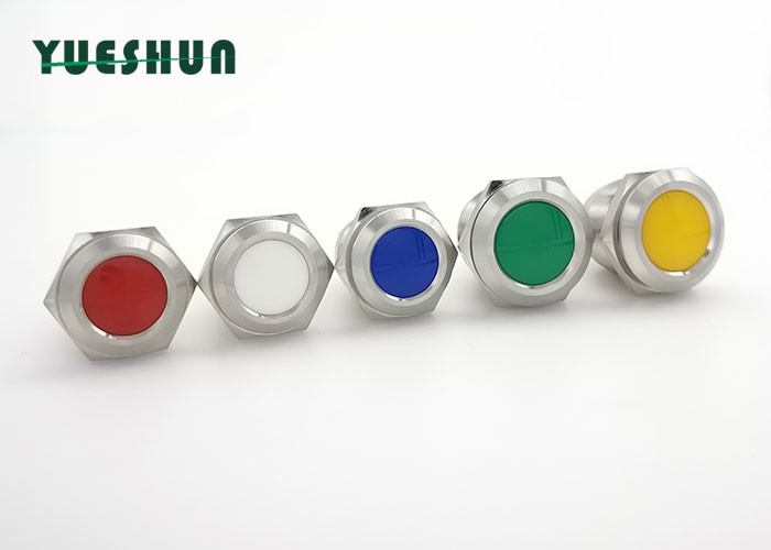 Pin Terminal Panel Mount LED Indicator Lights , Waterproof Indicator ...